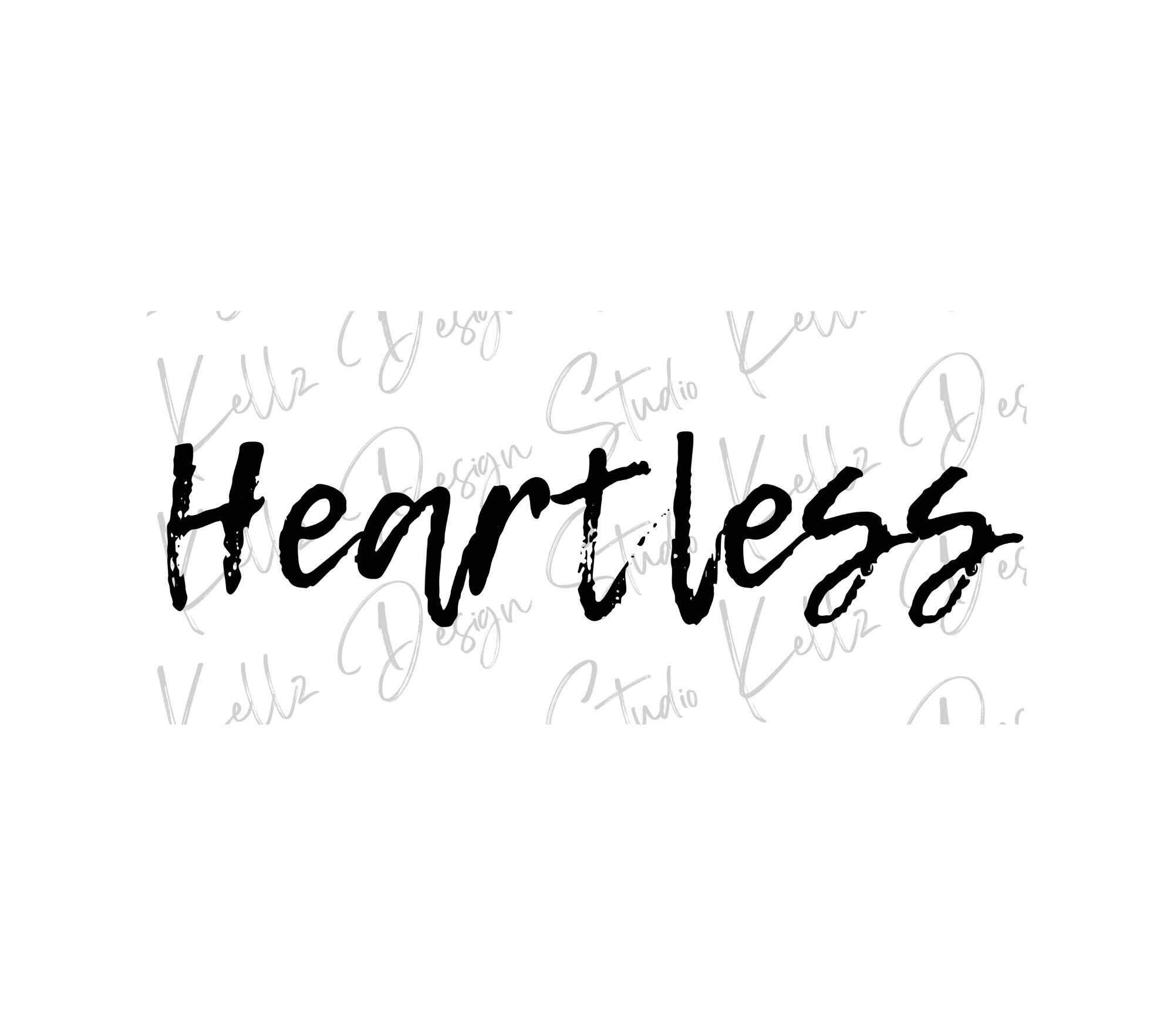 Heartless | PNG Digital Design| Digital Download | Instant Download ...