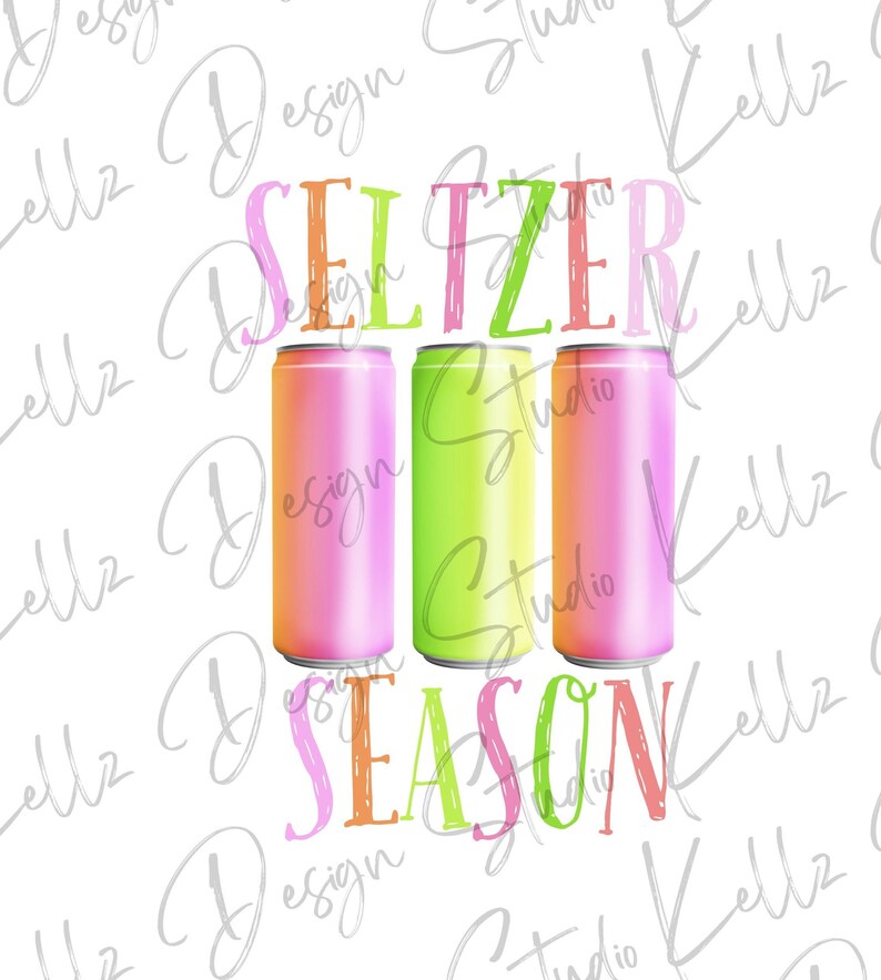 Seltzer Season | PNG Digital Design| Digital Download | Instant ...