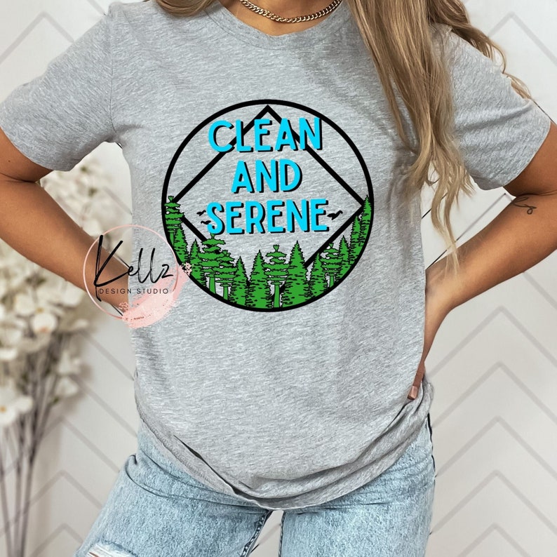Clean and Serene | PNG Digital Design| Digital Download | Instant ...
