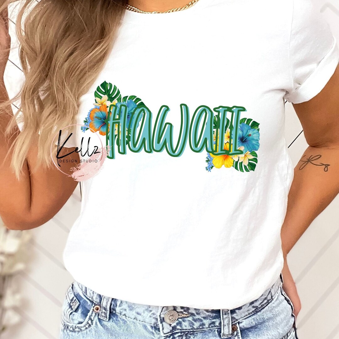 Hawaii Floral Design | PNG Digital Design| Digital Download | Instant ...