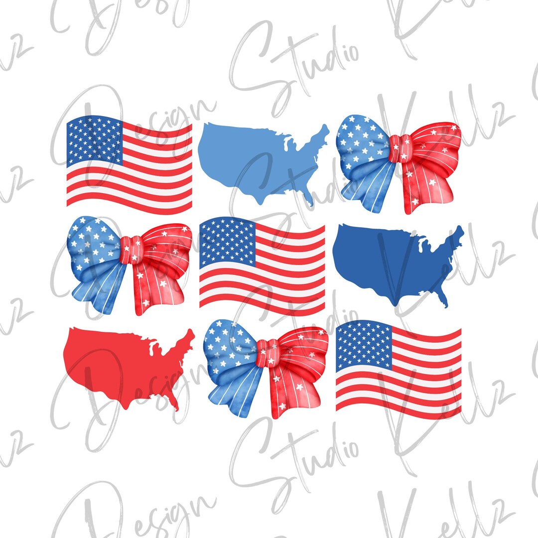 Coquette 4th of July | PNG Digital Design| Digital Download | Instant ...