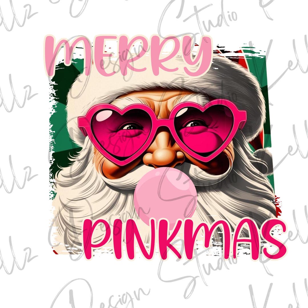 Merry Pinkmas | PNG Digital Design| Digital Download | Instant Download ...