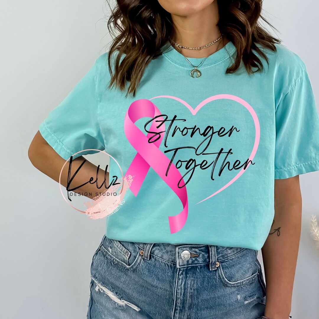 Stronger Together Breast Cancer Awareness | PNG Digital Design| Digital ...
