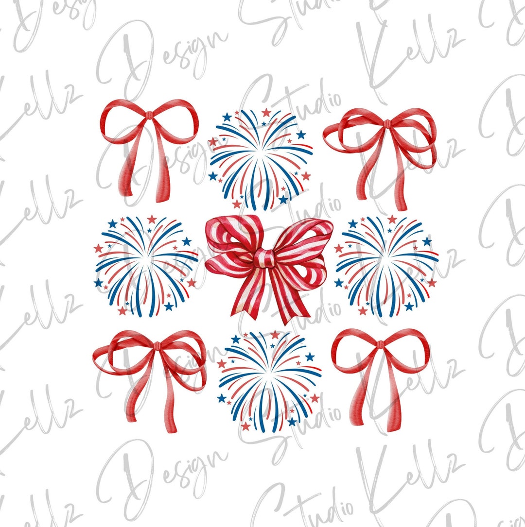 Coquette 4th of July | PNG Digital Design| Digital Download | Instant ...