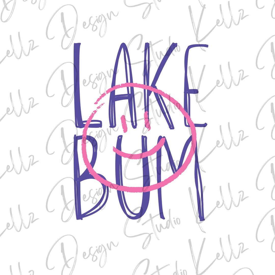 Lake Bum With Smiley Face | PNG Digital Design | Digital Download ...