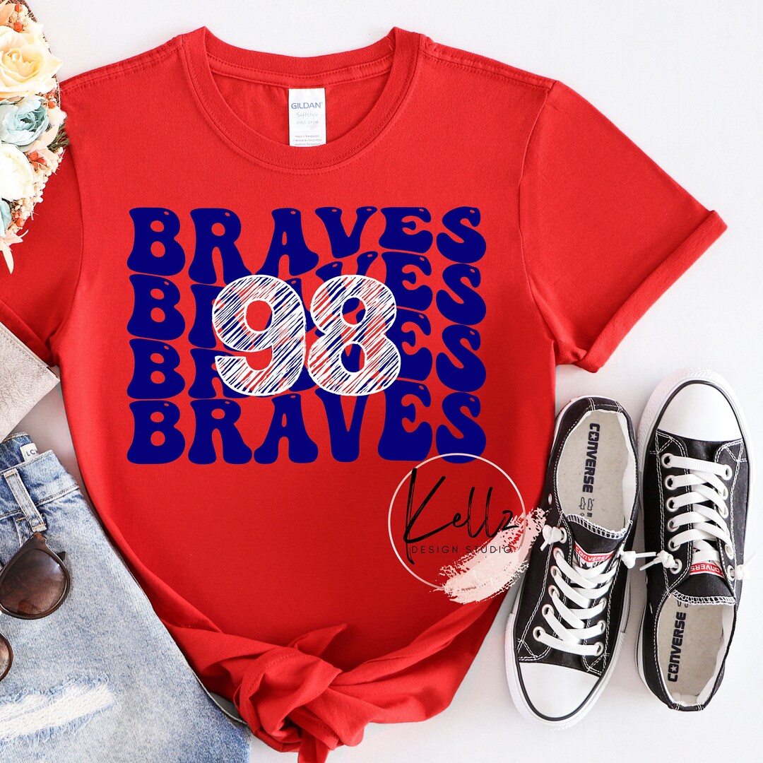 98 Braves PNG Digital Design Digital Download Instant Download Digital ...