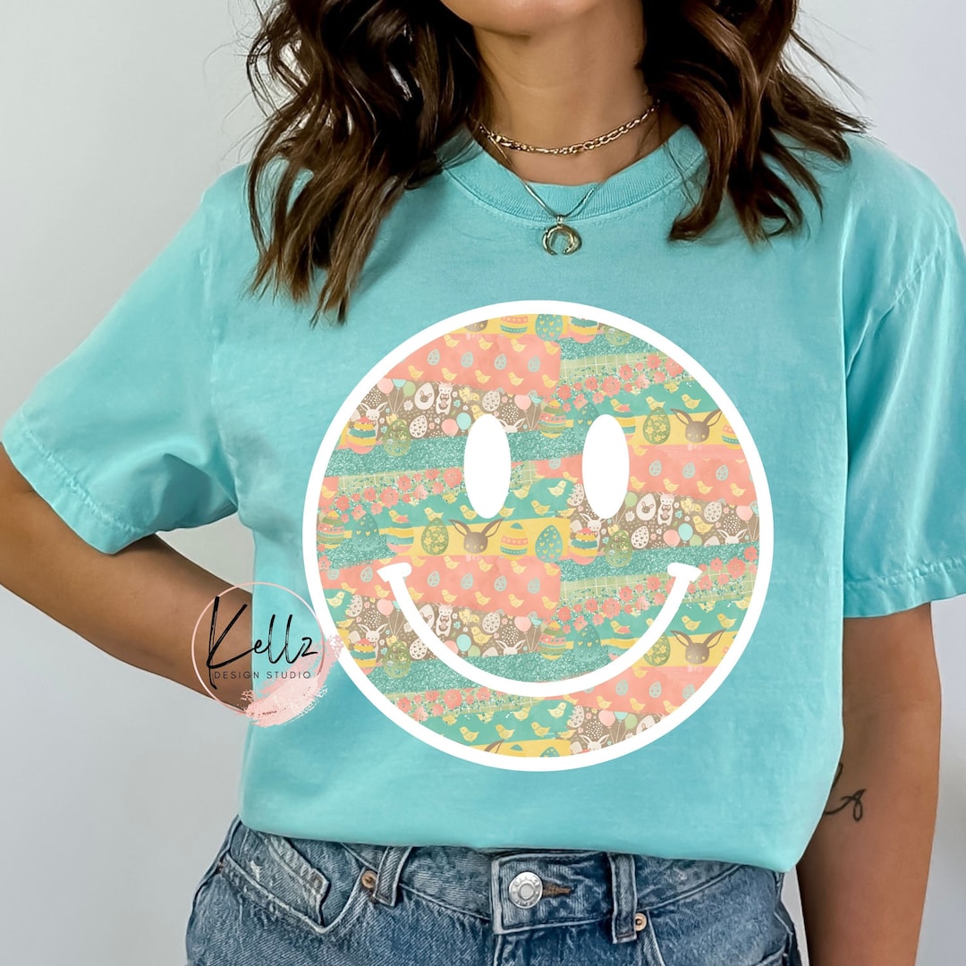 Easter Smiley Face | PNG Digital Design| Digital Download | Instant ...