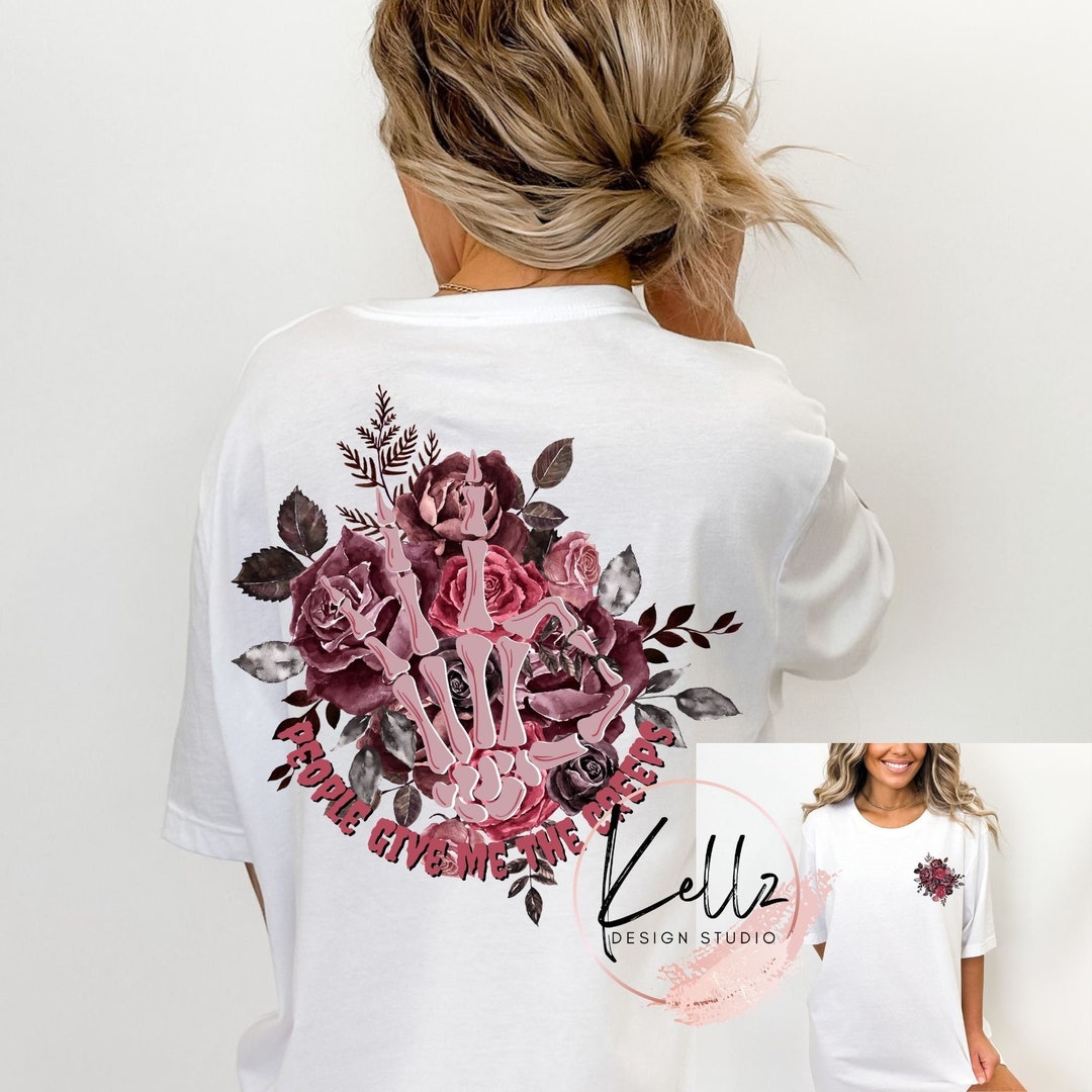 People Give Me the Creeps With Matching Pocket | PNG Digital Design ...