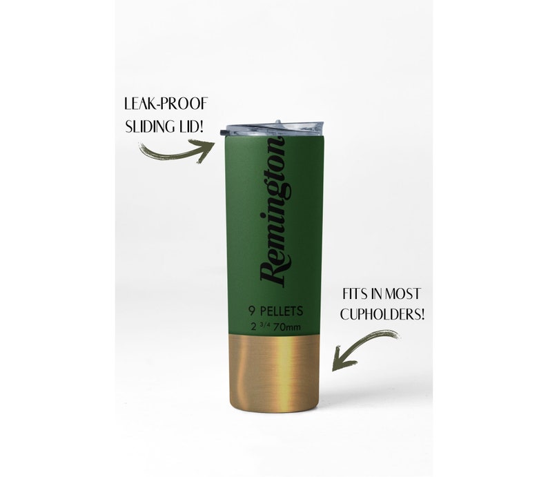 Shotgun Shell Tumbler for Men Remington Shotgun Shell Travel - Etsy