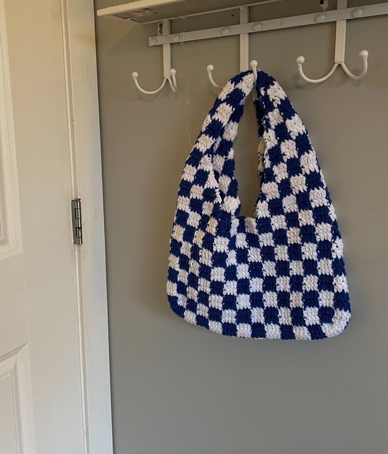 Crochet Checkerboard Bag Pattern - Etsy