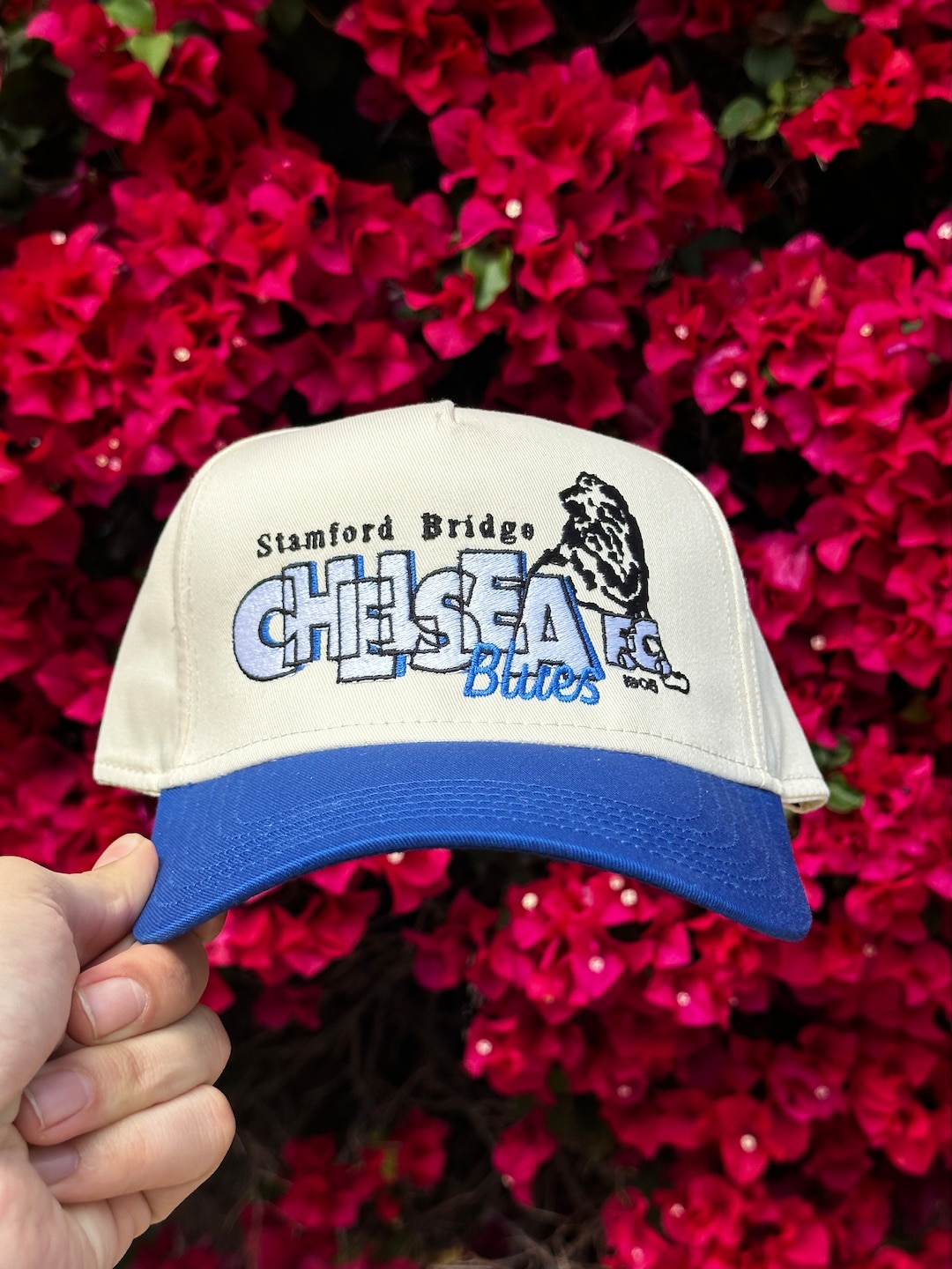 Vintage Style Chelsea F.C. Snapback Hat White Version - Etsy
