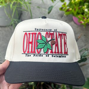 90s Vintage Style Ohio State Snapback Baseball Cap - Etsy