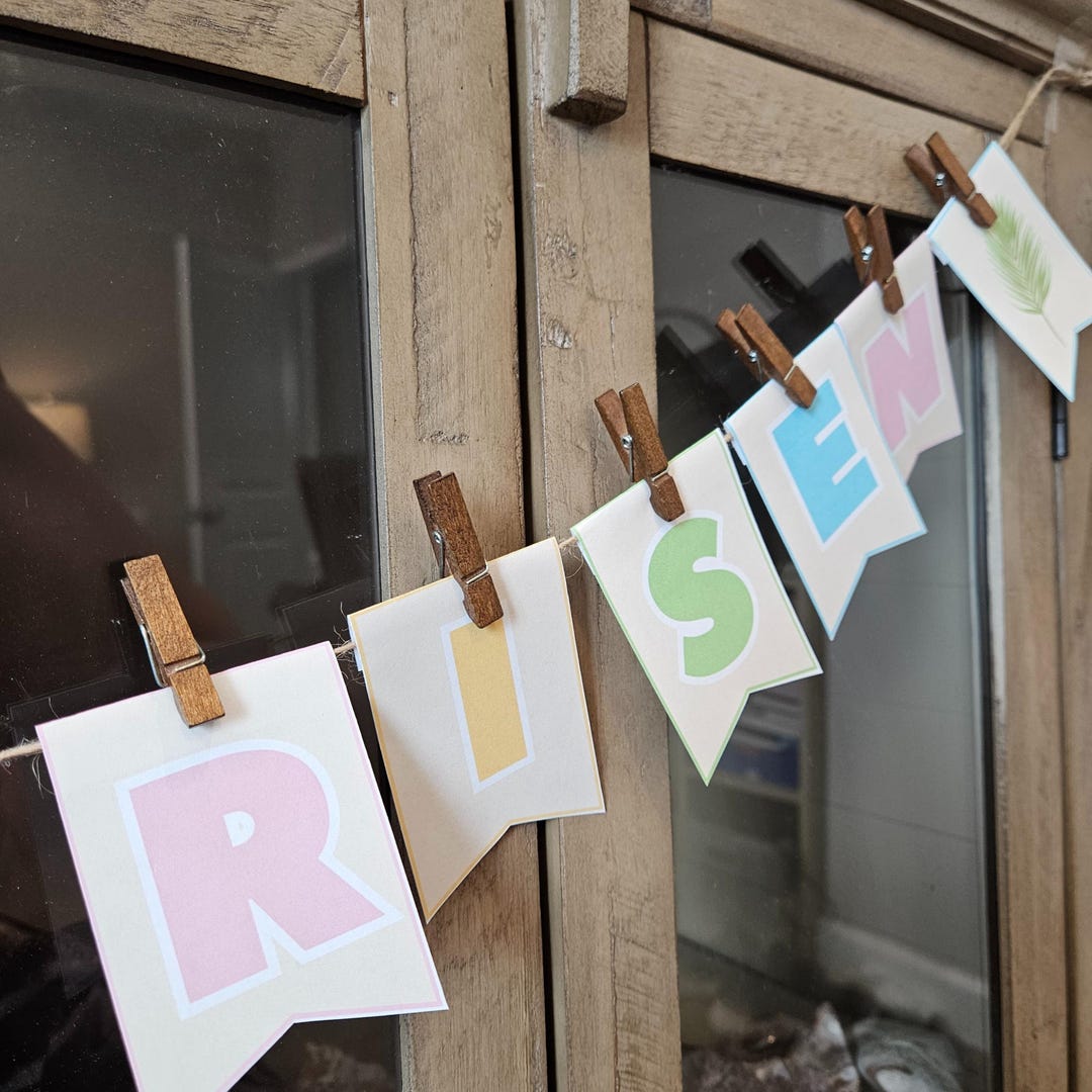 He is Risen LDS Easter Decor Resurrection Holy Week Printable Christian ...