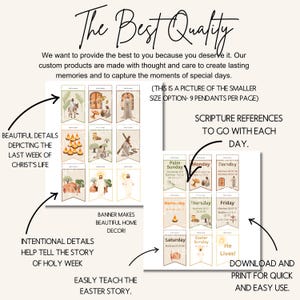 Easter Story LDS Holy Week Christian Easter Printable DIGITAL DOWNLOAD ...