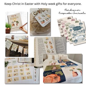 Easter Story Card Bookmark Holy Week Christian Orthodox Printable ...
