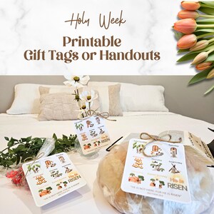 Easter Story Card Bookmark Holy Week Christian Orthodox Printable ...