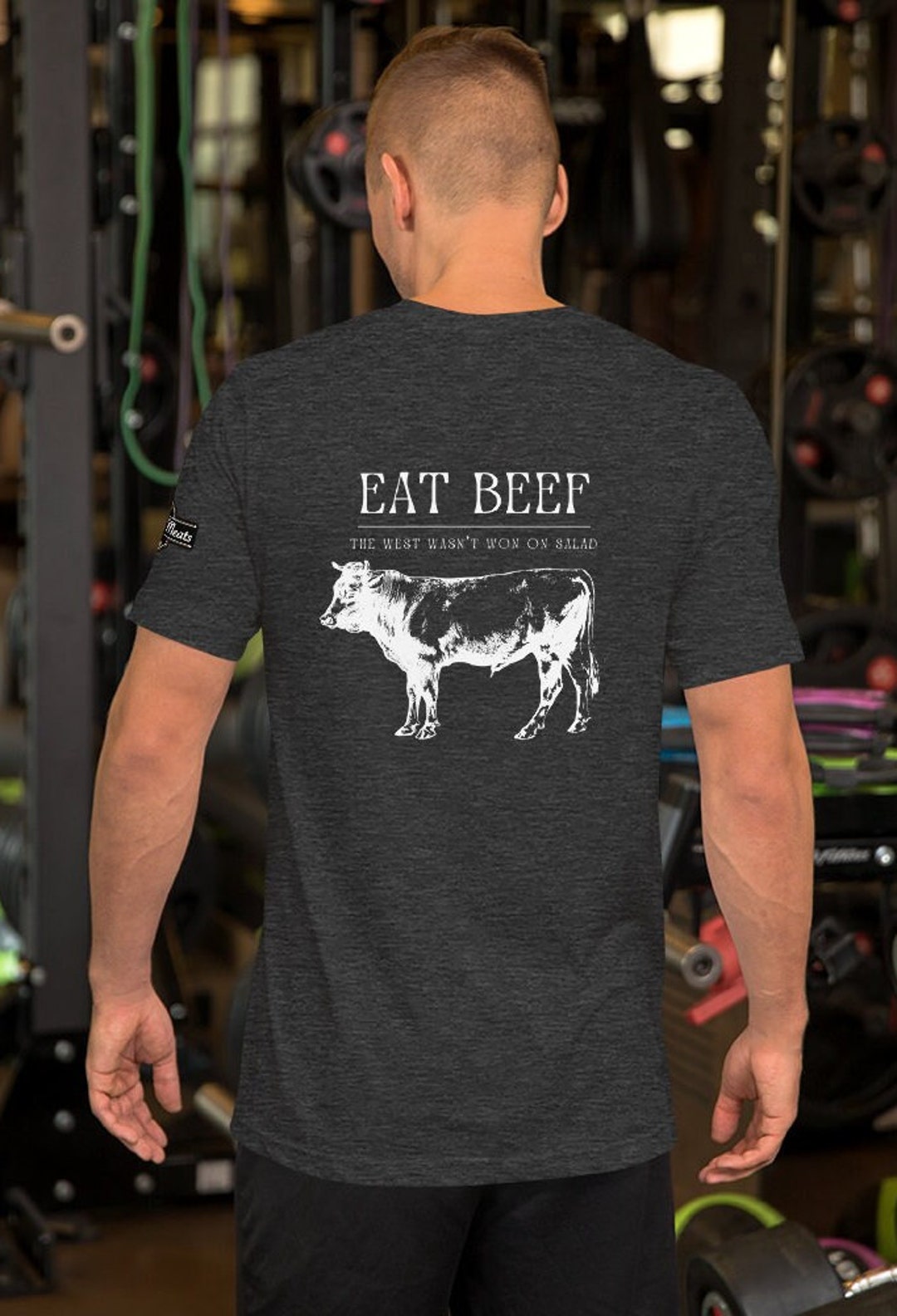 Eat Beef Graphic Tee Western Theme Camiseta Wild West Camisa Shothwest ...