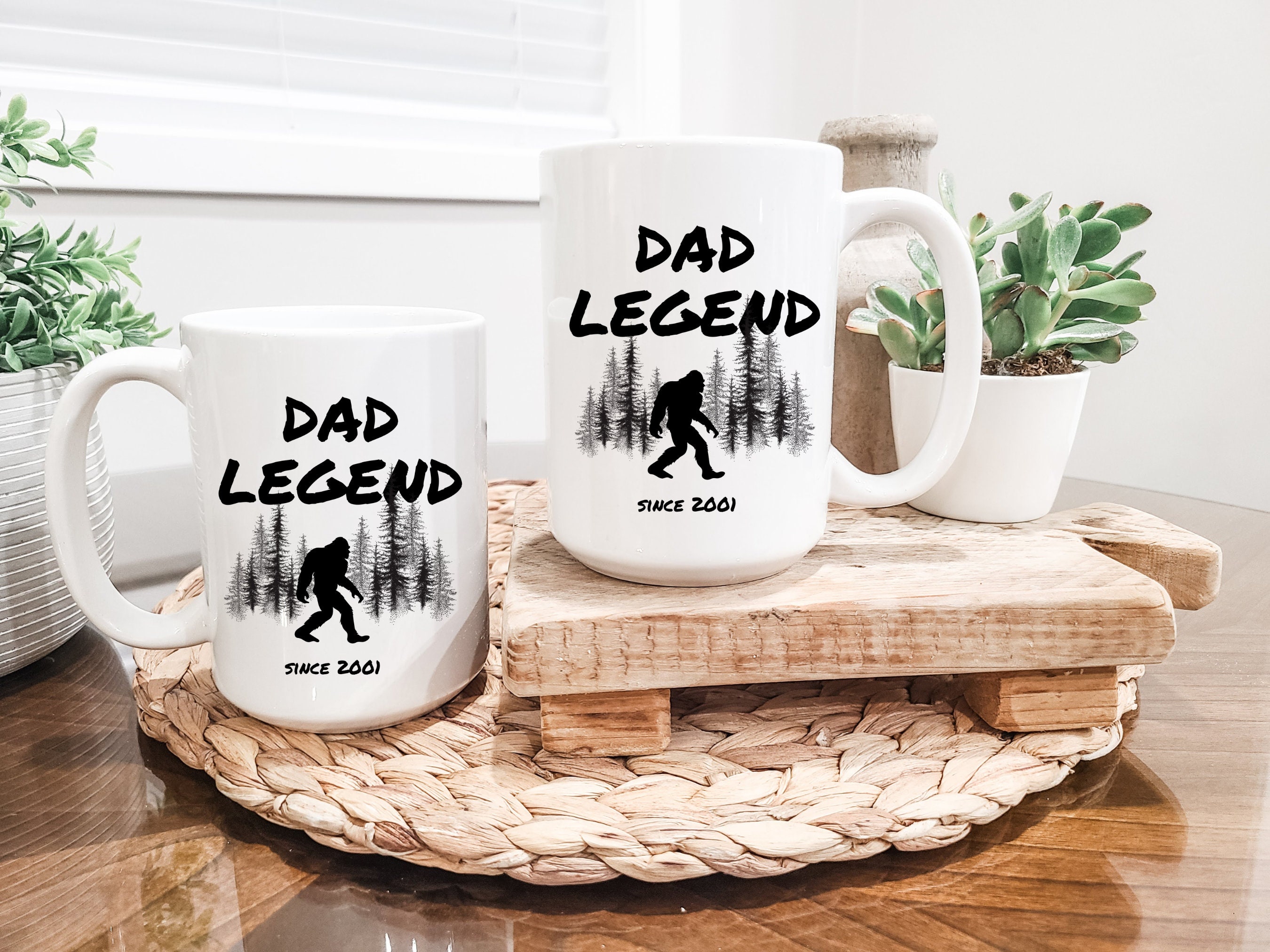 Personalized Fathers Day Mug Dad Legend for Outdoorsman Who Likes ...