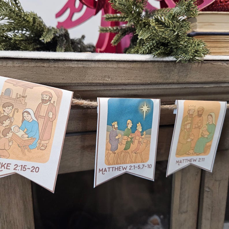 Nativity Story Craft | Christmas Story for Kids | Bible Printable ...
