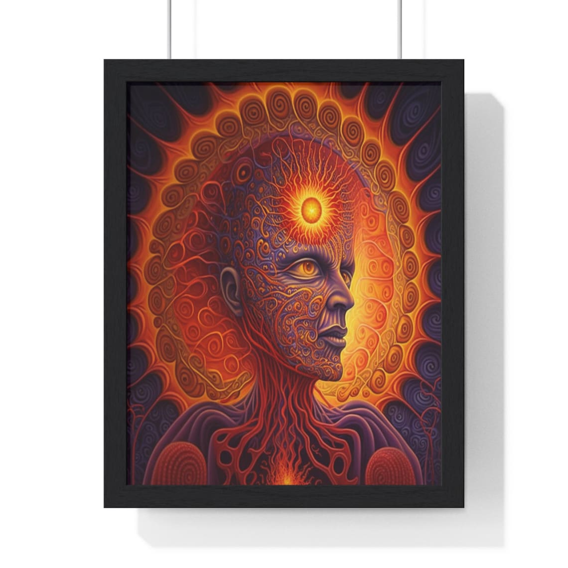 Alex Grey Inspired Alien Print - Digital Download - Printable Download ...