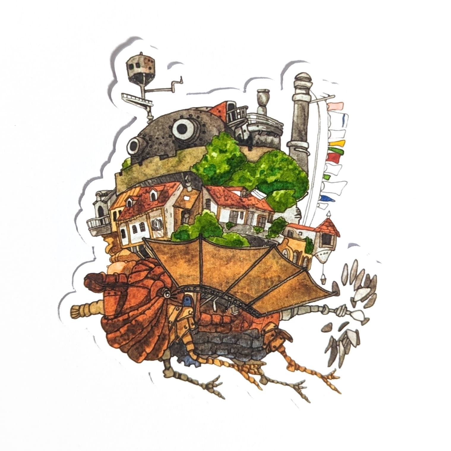 Sticker Pack Studio Ghibli Watercolor Stickers - Etsy