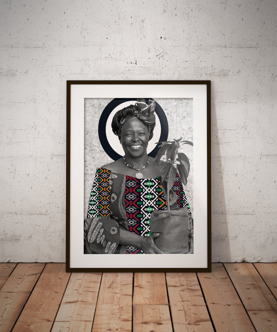 Wangari Maathai Premium Poster - Wall Art Print - Modern Black Art ...