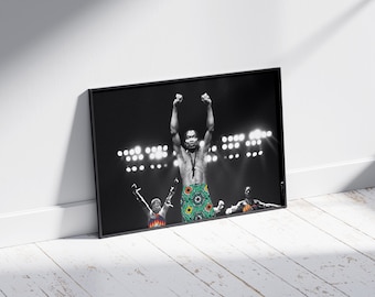 Fela Kuti Colourful Portrait Art | Black Man Art | Wall Art | Fela ...