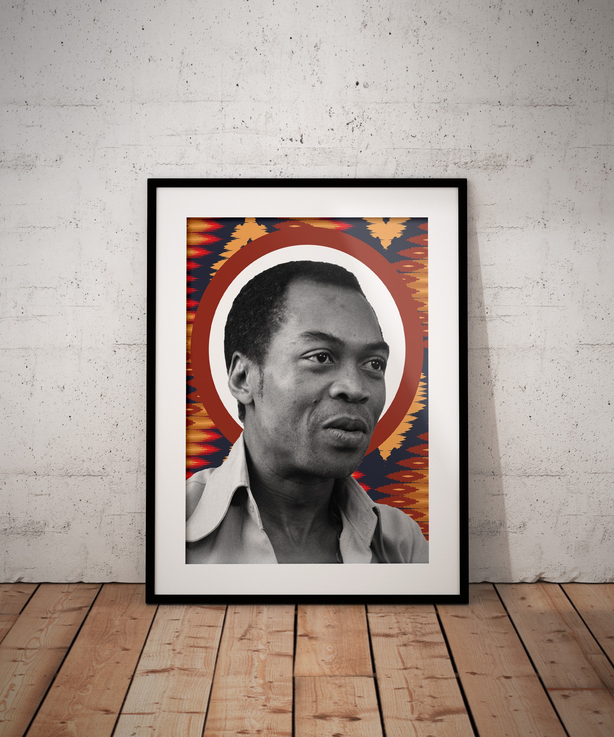 Fela Kuti Colourful Portrait Art | Black Man Art | Wall Art | Fela ...