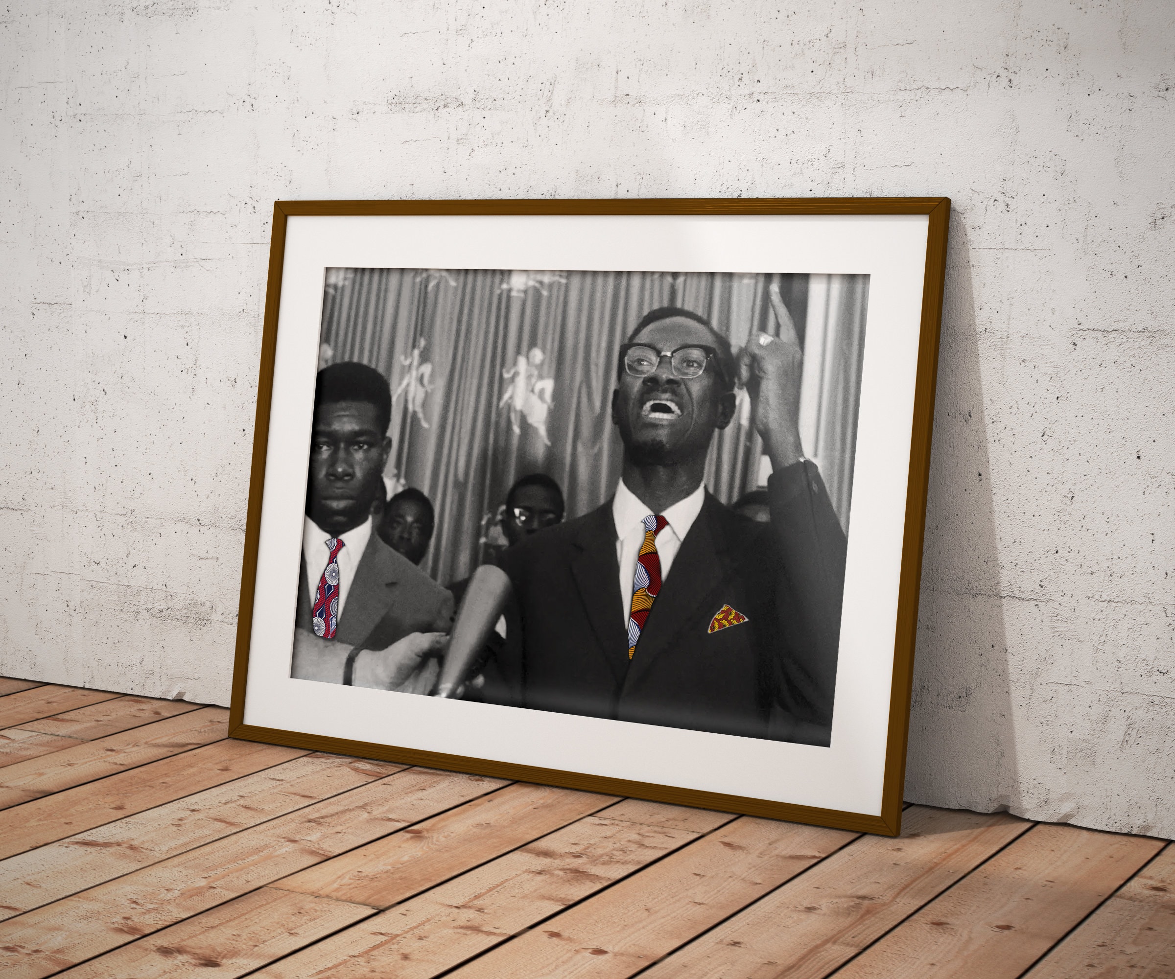 Kwame Nkrumah Premium Poster / Kwame Nkrumah Colourful Portrait Black ...