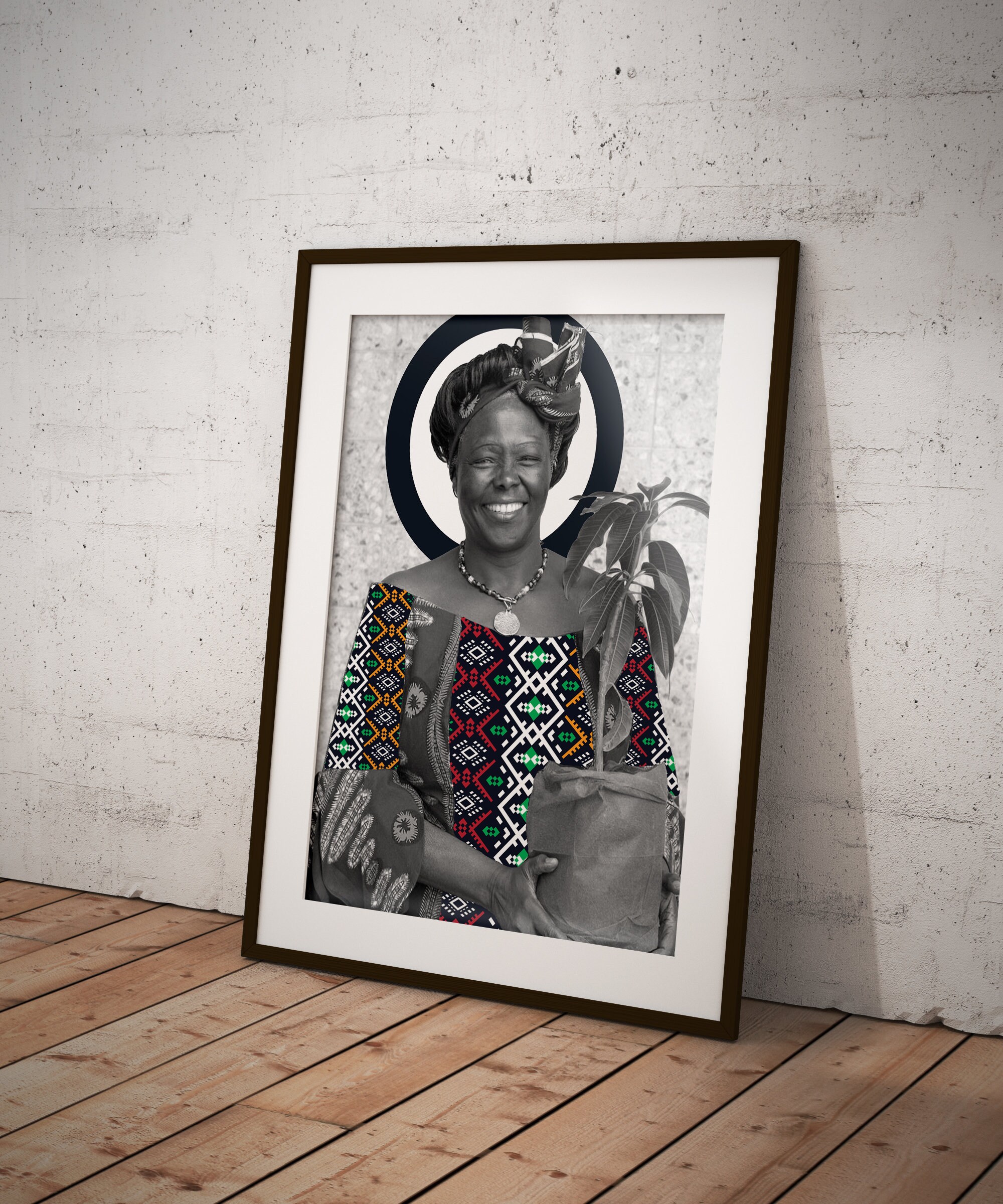 Wangari Maathai Premium Poster - Wall Art Print - Modern Black Art ...