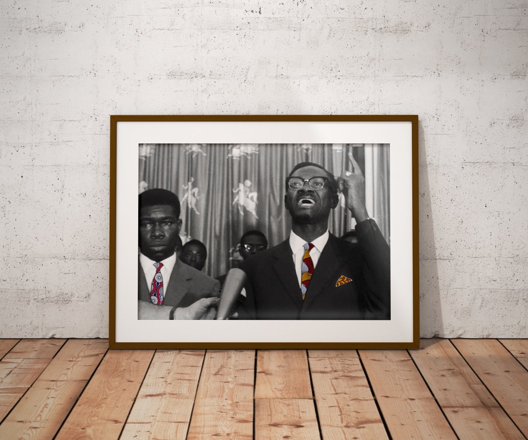 Kwame Nkrumah Premium Poster / Kwame Nkrumah Colourful Portrait Black ...