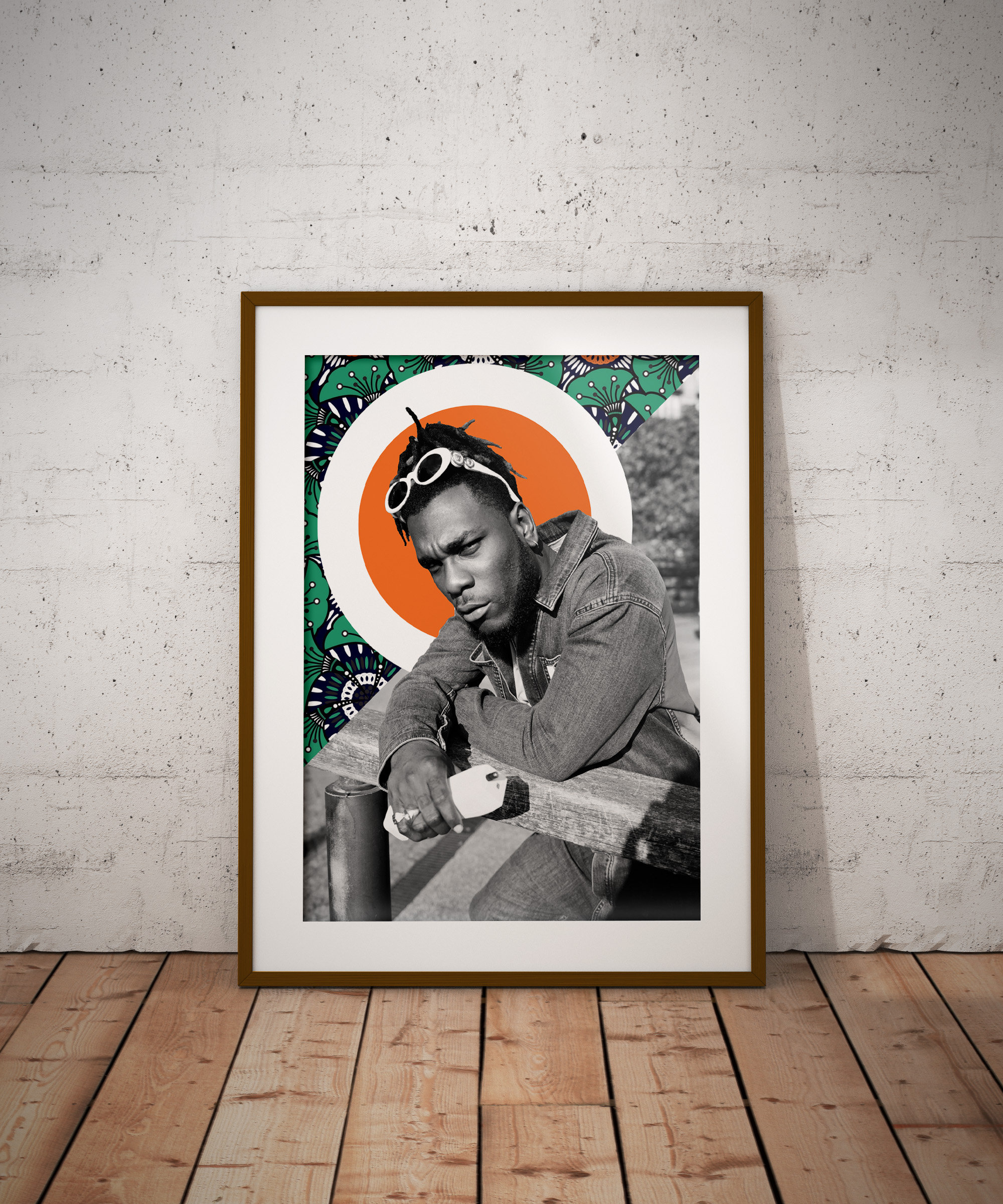 Burna Boy Premium Poster - Burna Boy Portrait - Art Print- Collage Art ...