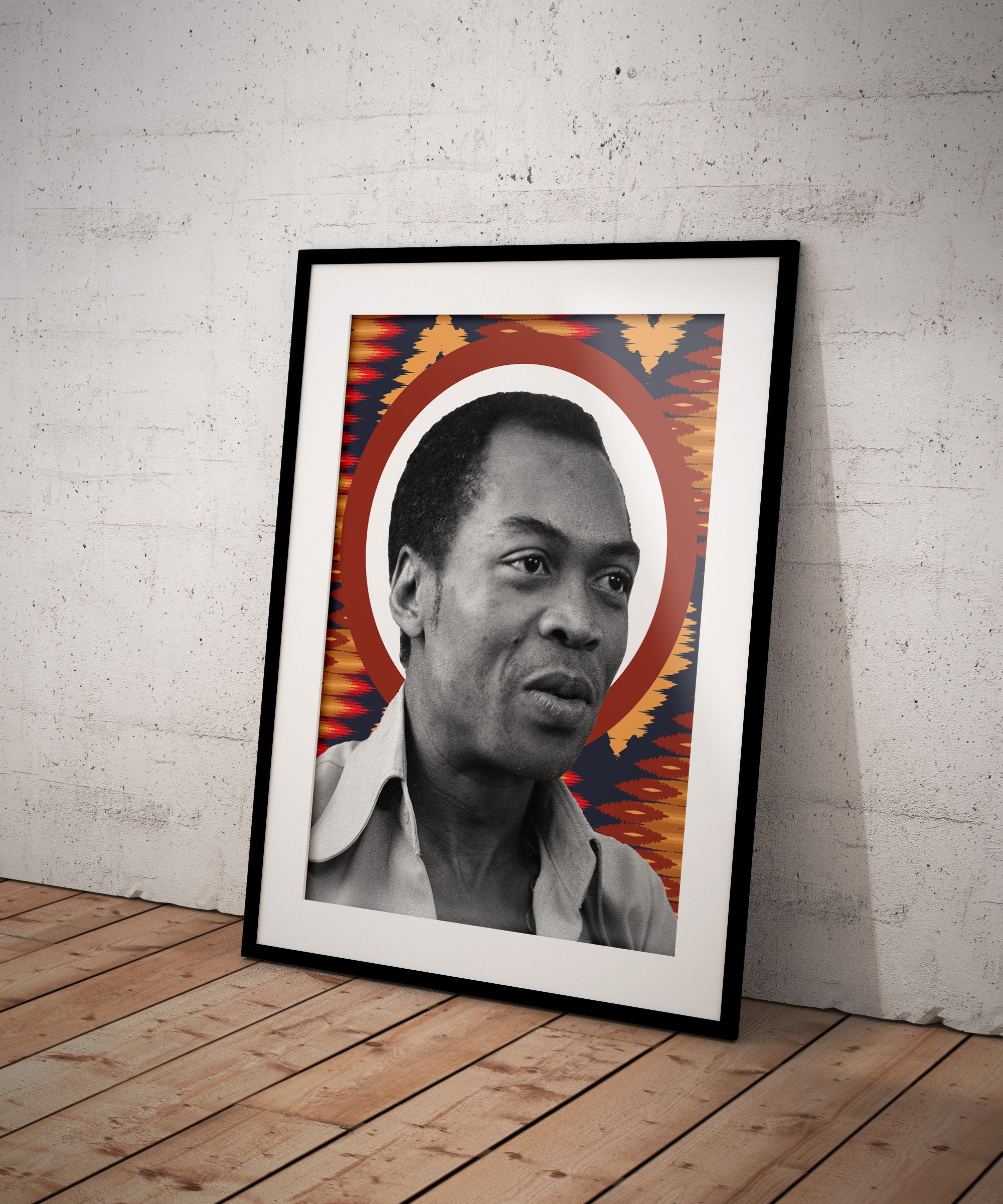 Fela Kuti Colourful Portrait Art | Black Man Art | Wall Art | Fela ...