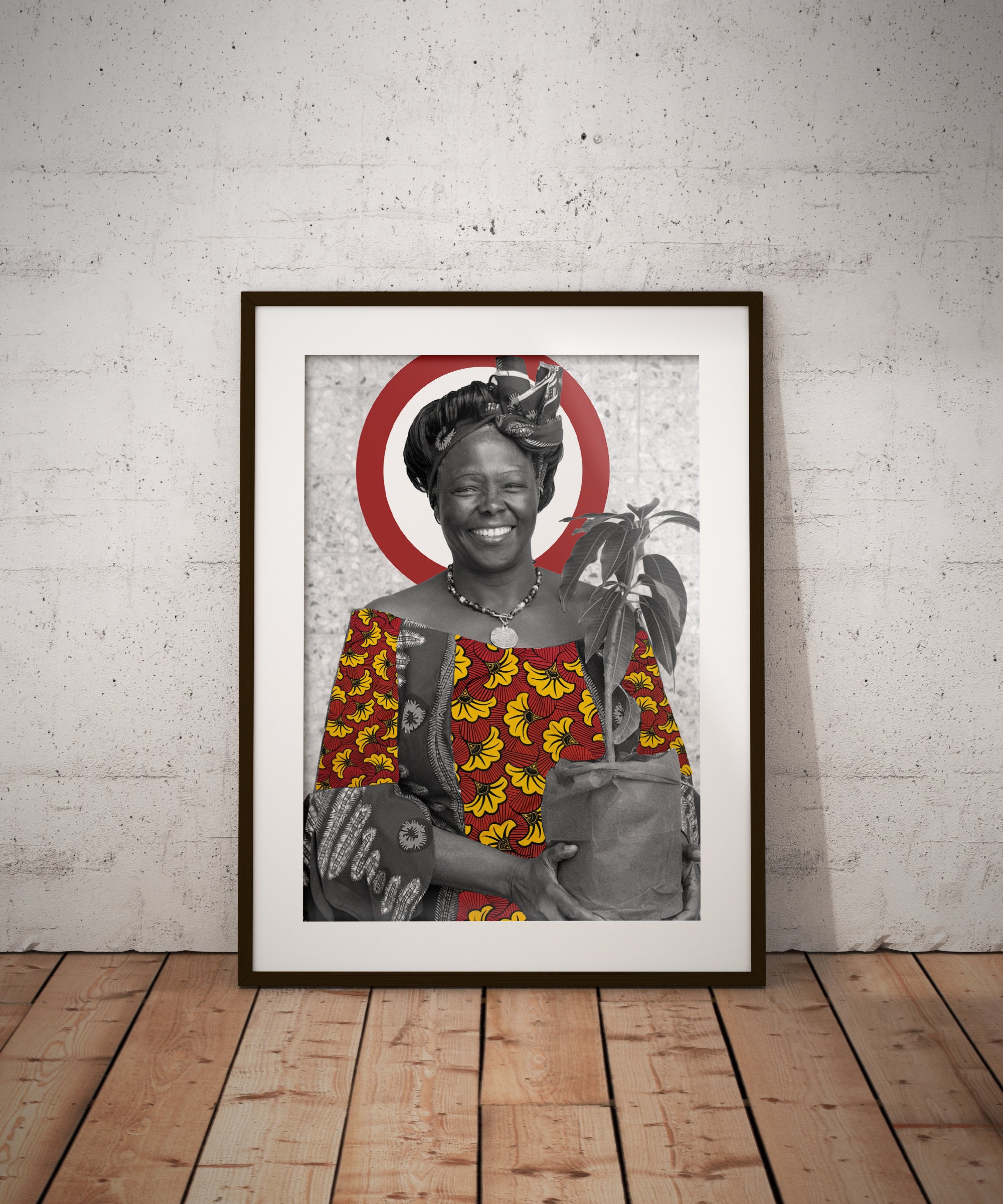 Wangari Maathai Premium Poster - Wall Art Print - Modern Black Art ...