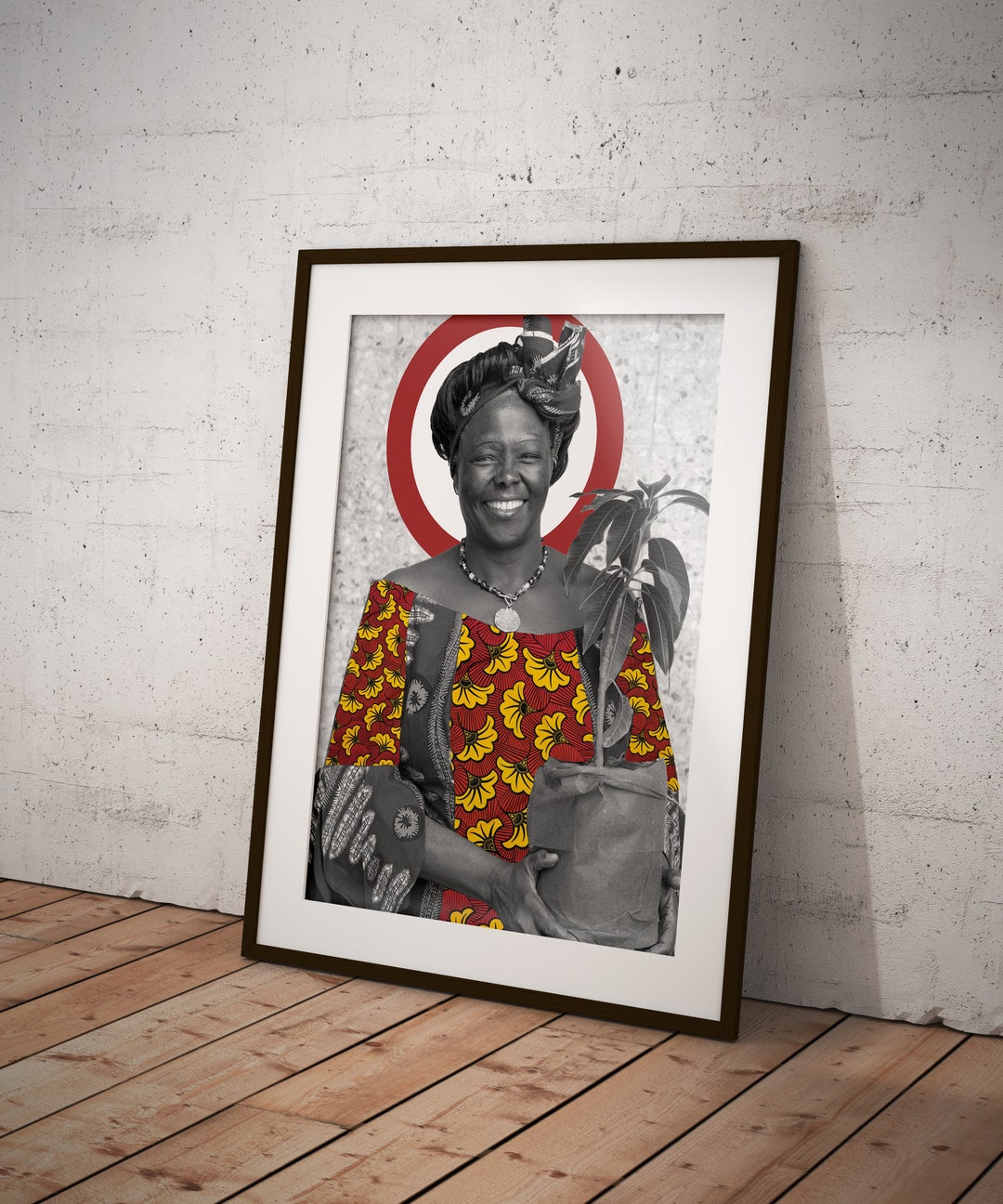 Wangari Maathai Premium Poster - Wall Art Print - Modern Black Art ...