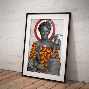 Wangari Maathai Premium Poster - Wall Art Print - Modern Black Art ...