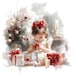 Christmas Morning Clipart, Set of 16 PNG Watercolor Clip Art Bundle ...