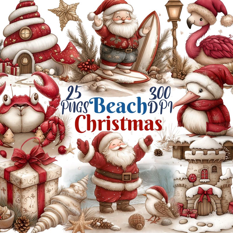 Beachy Christmas - Etsy