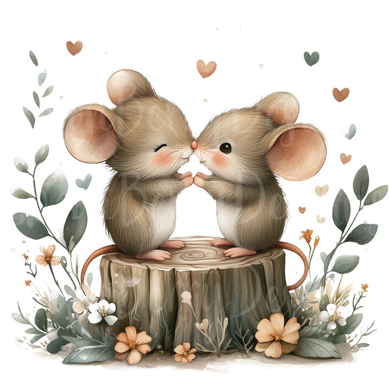 Woodland Animal Clip Art, Set of 11 PNG Bundle, 300 DPI Clipart ...