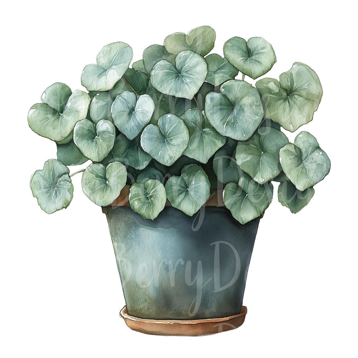 House Plant Clipart, Set of 19 PNG Bundle, 300 DPI Clip Art, Green ...