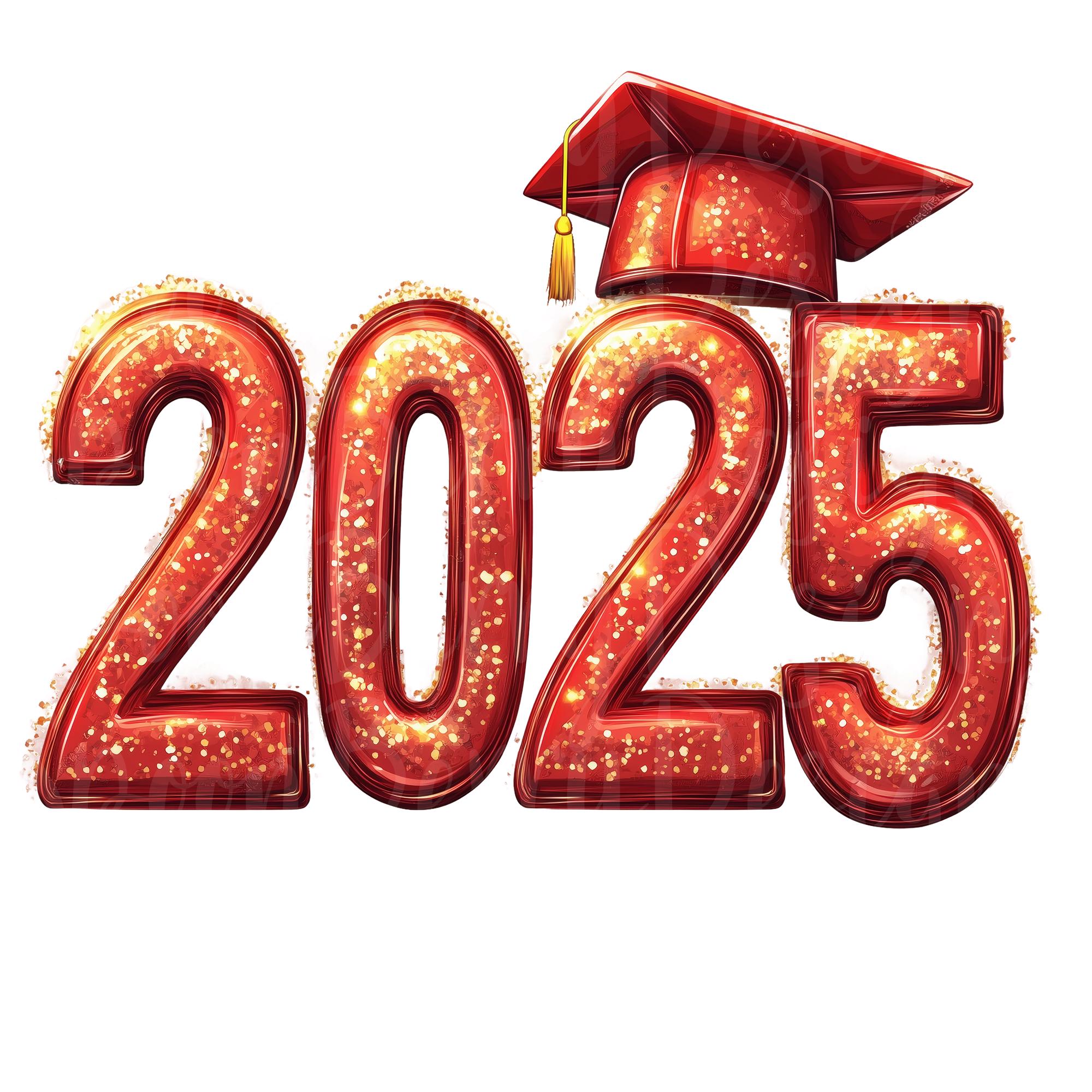 Graduation 25 Clipart, Set of 11 PNG Bundle, 300 DPI Watercolor Clip ...