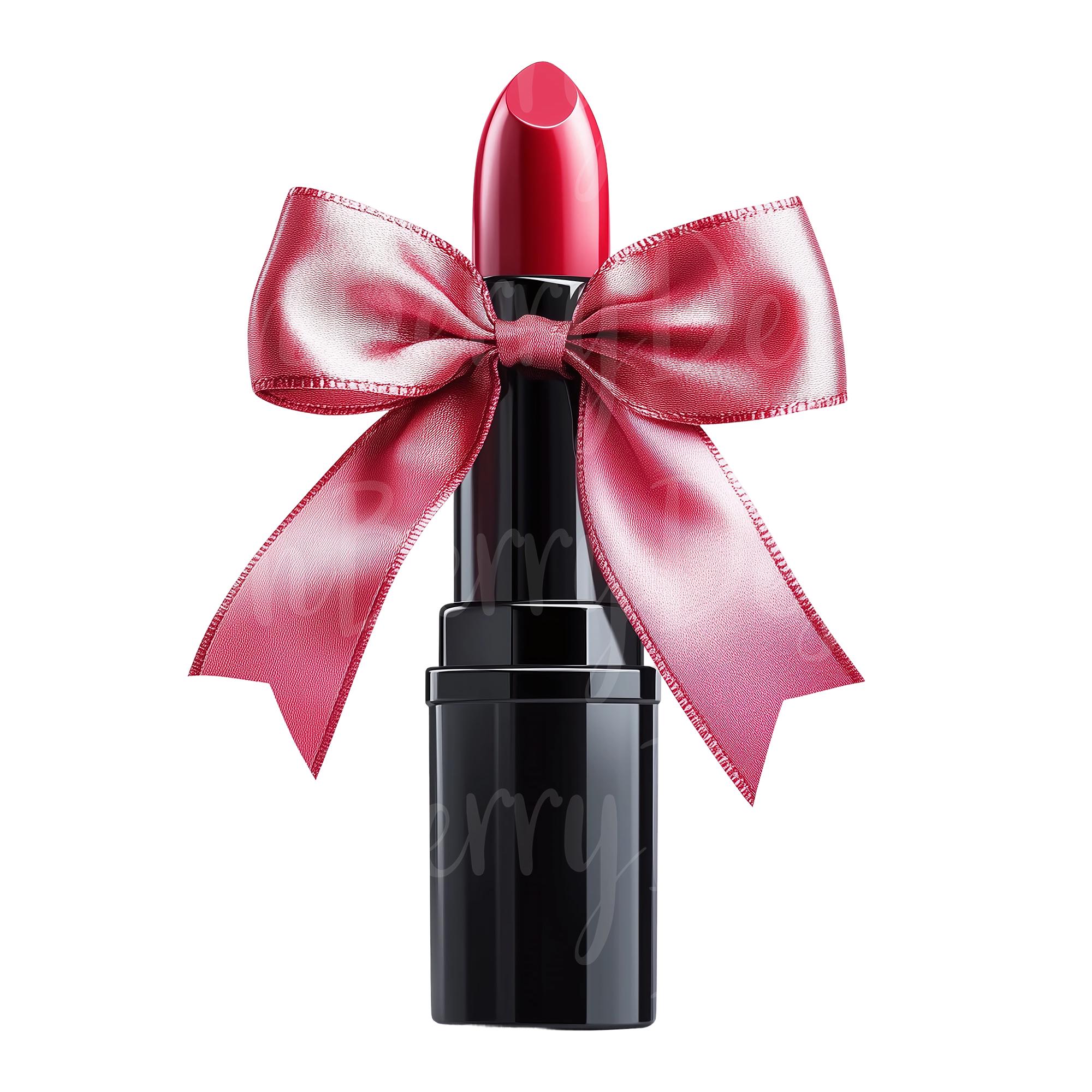 Lipstick Clipart, Set of 11 PNG Bundle, Watercolor Clip Art for Women ...