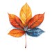 Autumn Leaves Clip Art, Set of 26 PNG Clipart Bundle, Watercolor Fall ...