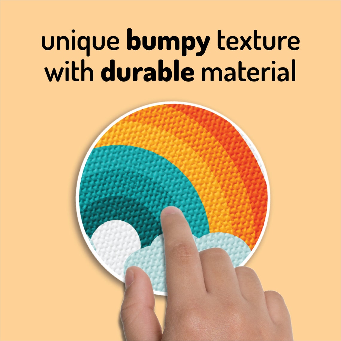 Custom Textured Sensory Stickers Personalized Fidget Art for - Etsy