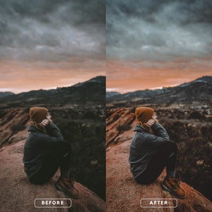 Dark Pro Presets - Mobile & Desktop Moody Brown Tones Preset Influencer ...