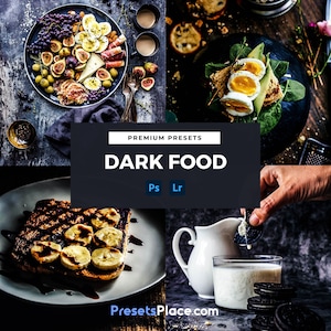 Dark Food Presets - Mobile & Desktop Moody Food Preset, Dark, Mood ...