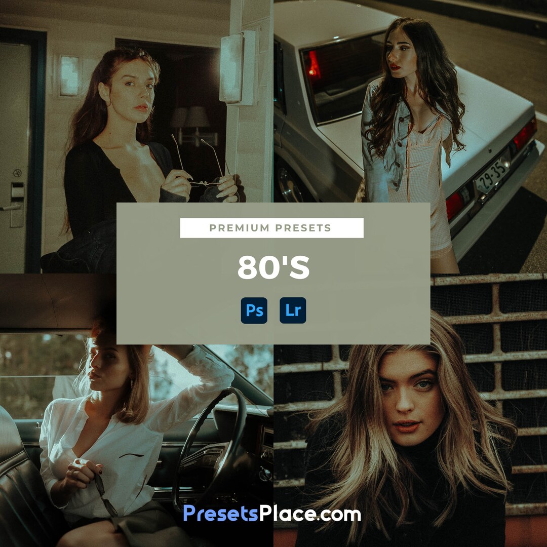 80's - Mobile & Desktop Retro Preset, Vintage Film, Analog, Grain ...
