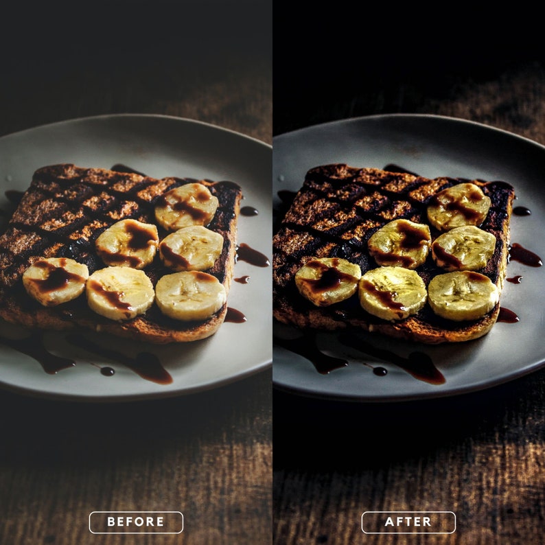 Dark Food Presets - Mobile & Desktop Moody Food Preset, Dark, Mood ...