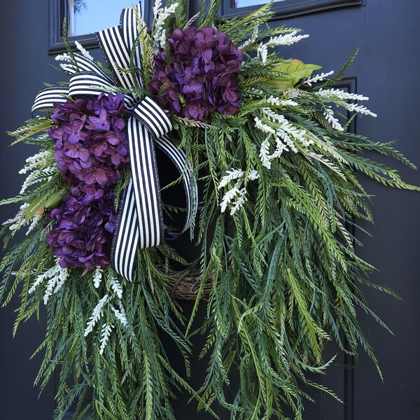 Purple Fall Wreath - Etsy