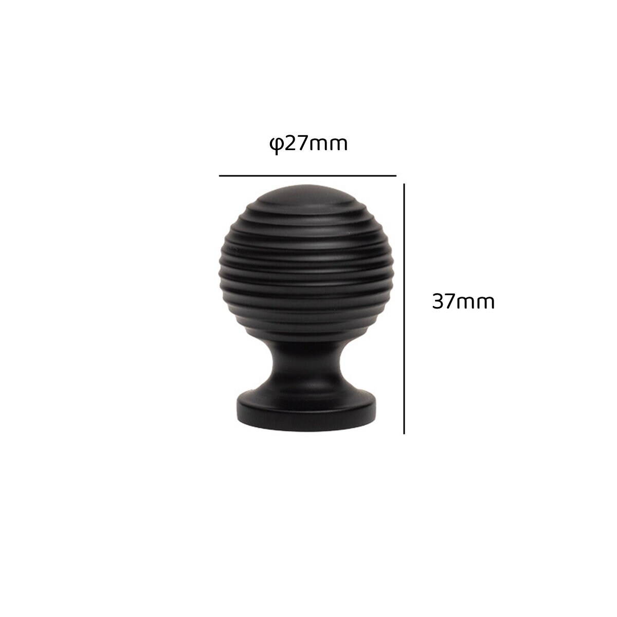 Solid Brass Round Drawer Knobs Black Brass Knobs Satin Nickel Kitchen ...